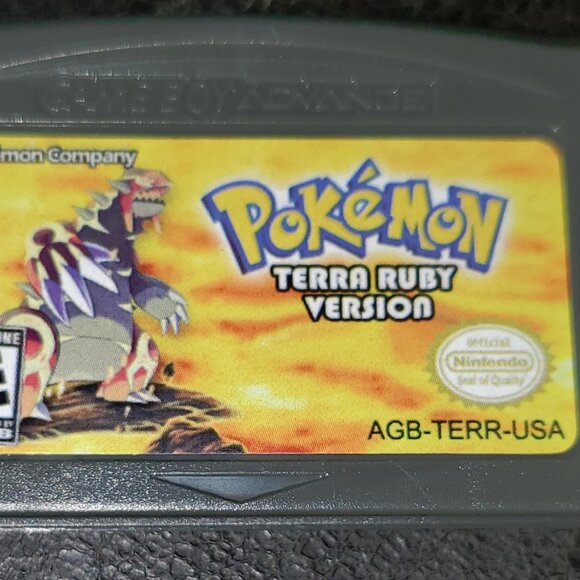 Video Games & Consoles | Pokemon Terra Ruby Gba Rom Hack Video Game ...